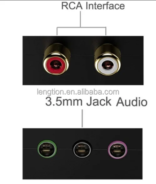 5.1 Audio Console Adapter - Stereo RCA to 3.5mm Jacks