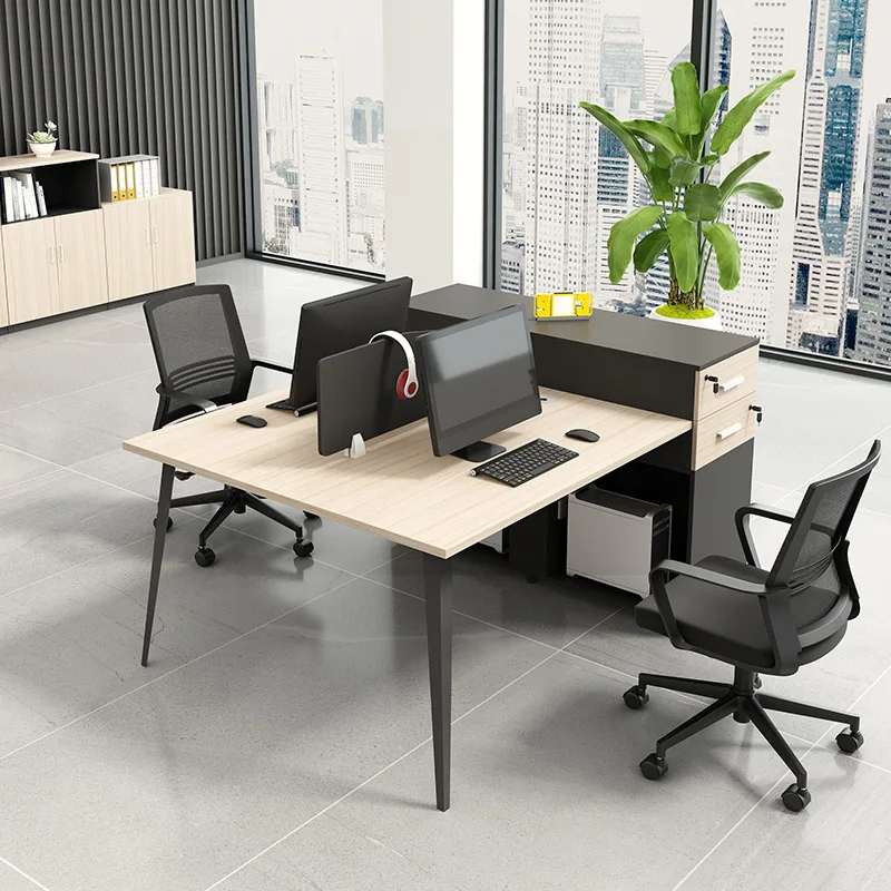 Modern Partition Screen Office Desk Combination Office Study ...