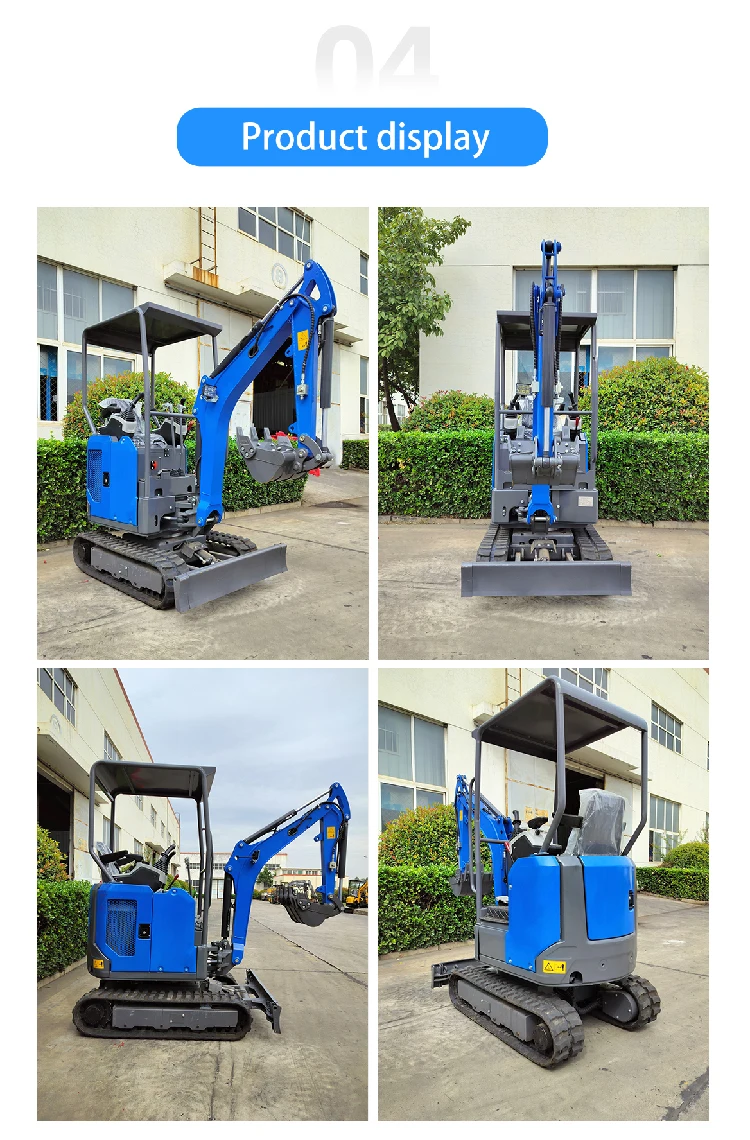 New 2.0 Ton Operating Weight Mini Digger Excav Mini Crawler Excavator ...