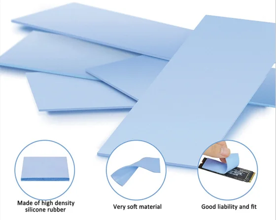 Die Cutting High Voltage Thermally Conductive Silicone Interface Pad ...