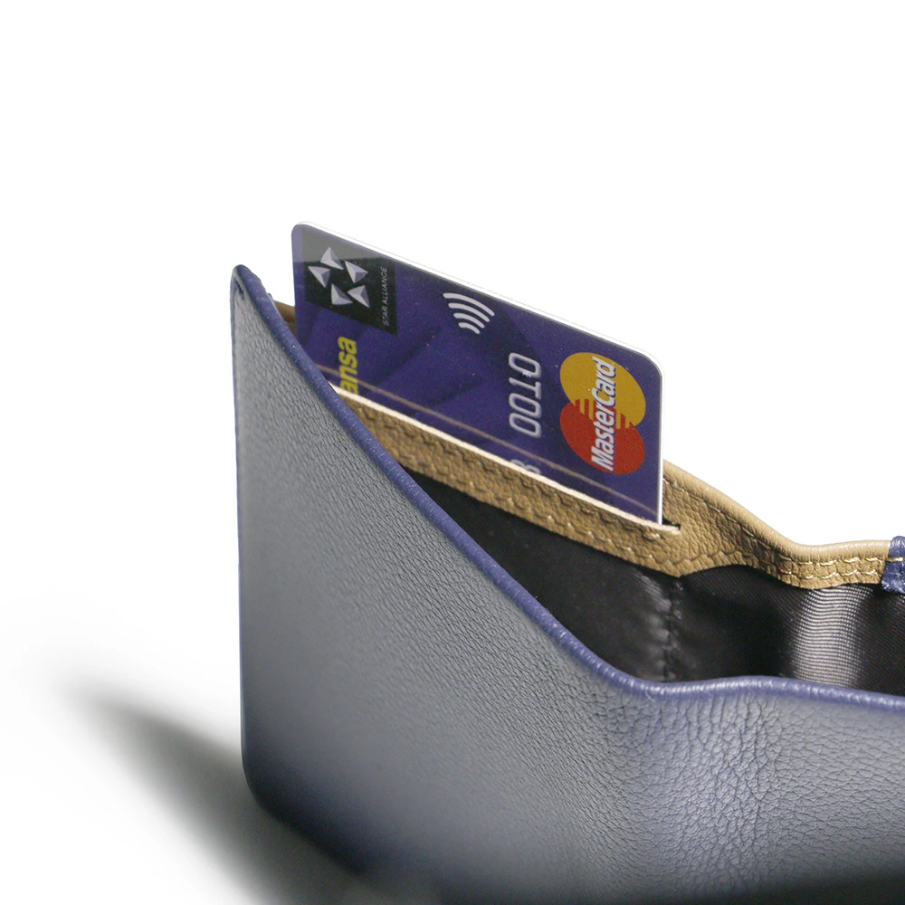 Men's RFID Blocking Wallet - Customizable LOGO & GENUINE LEATHER
