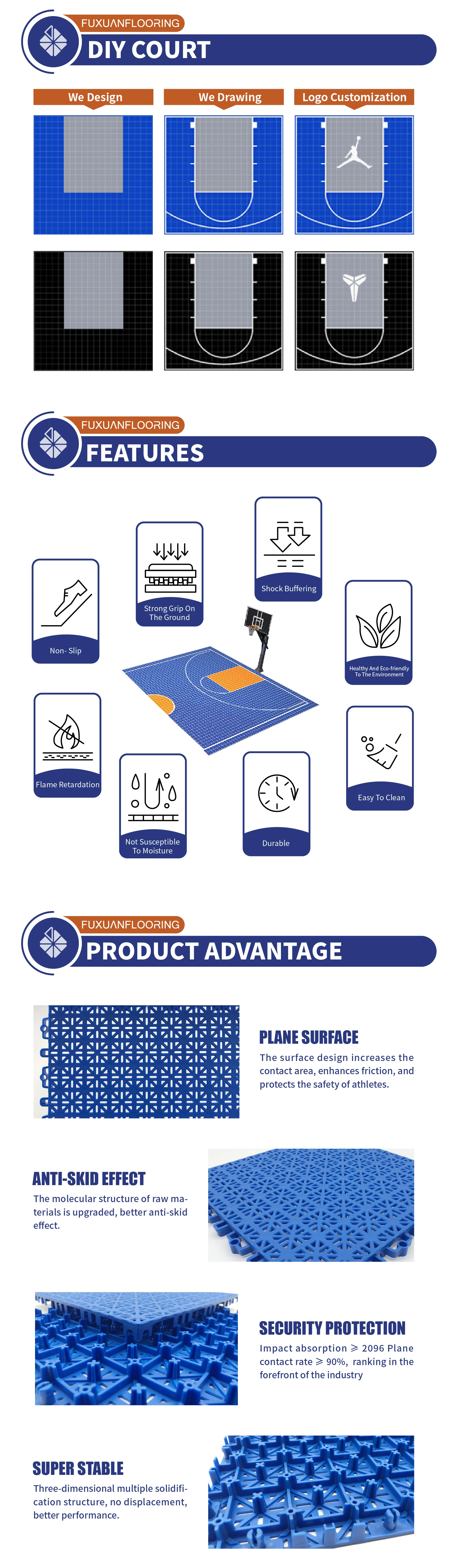 Wholesale Production Indoor Outdoor Mobile Pickleball Court