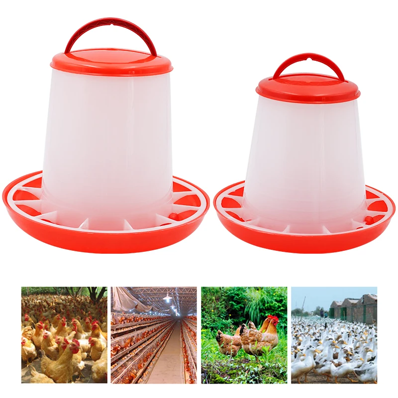 12kgs Automatic Chicken Feeder Bucket Rooster Hen Feeding Device Farm ...
