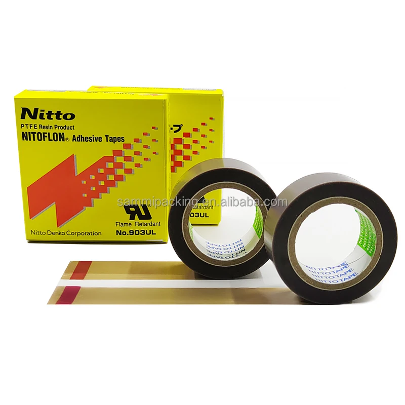 NITTO Denko Nitoflon 903ul PTFE Adhesive Tape - High Temperature ...