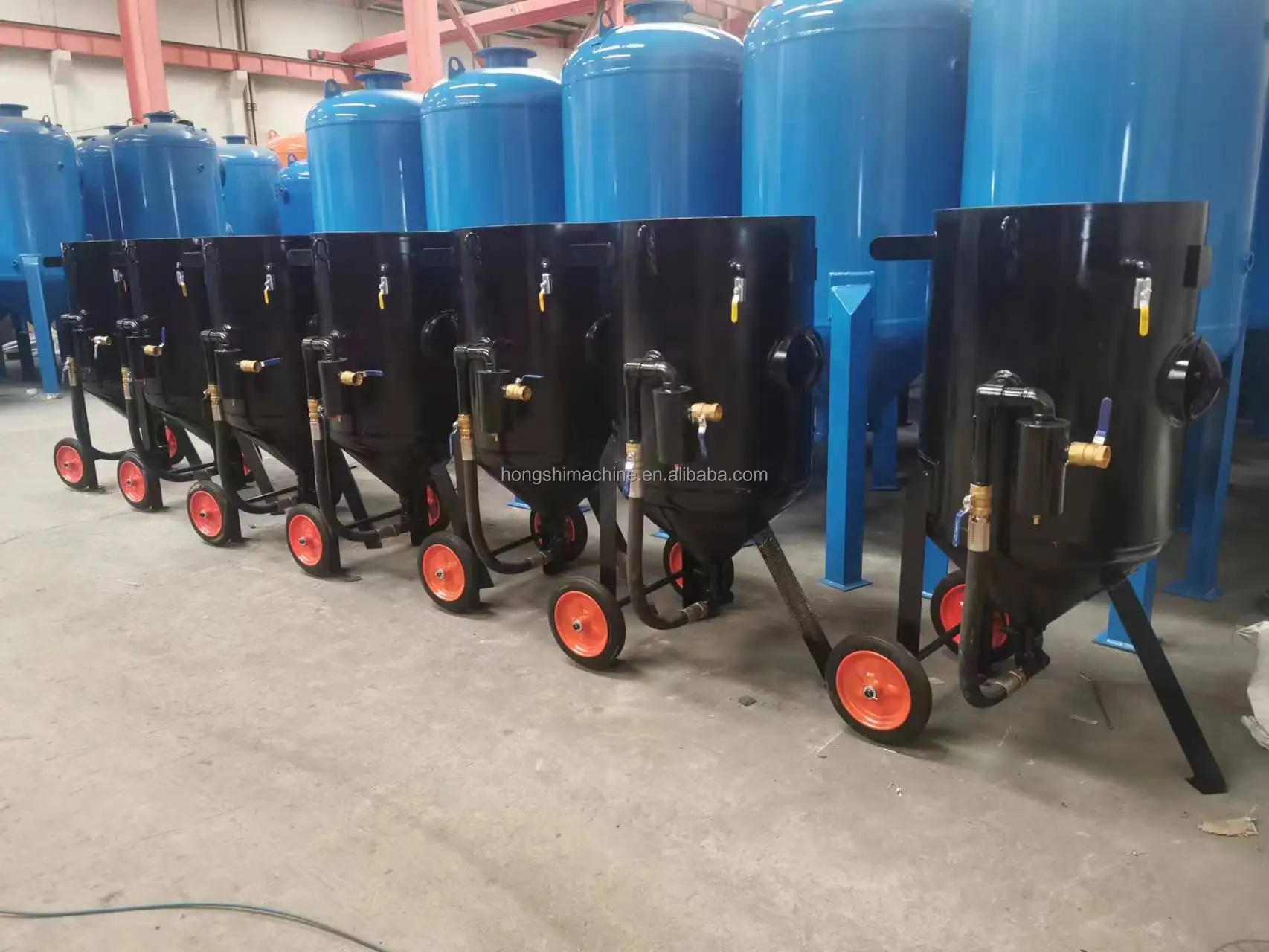 Dry Wet Sandblasting Dustless Sandblaster - Long Life