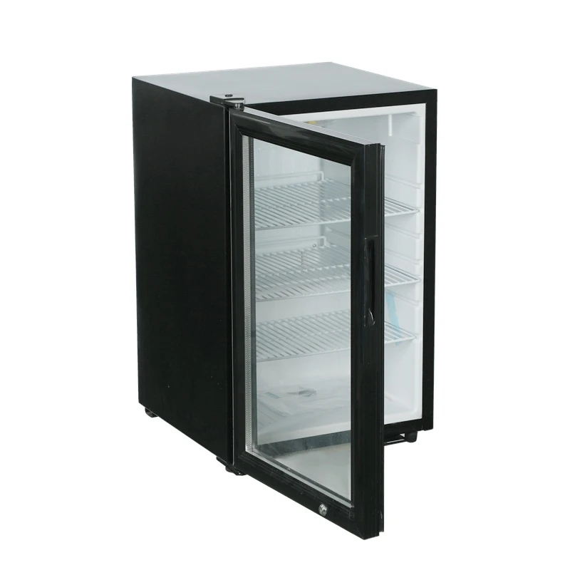 98l Single Glass Door Counter Top Fridge Refrigerated Display Cabinet ...