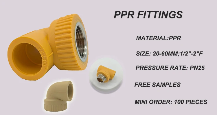 25mm Green Color Ppr Pipes Pn10 Ppr Water Pipe Fittings Ppr Bridge Bend ...