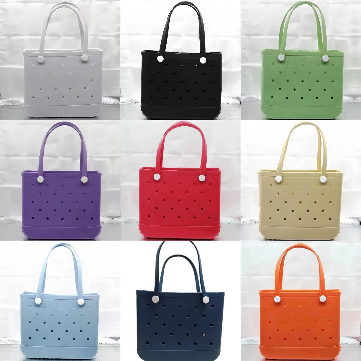 Customizable Patterns Wholesale Bogg Bag Accessories Eva Beach Bag ...