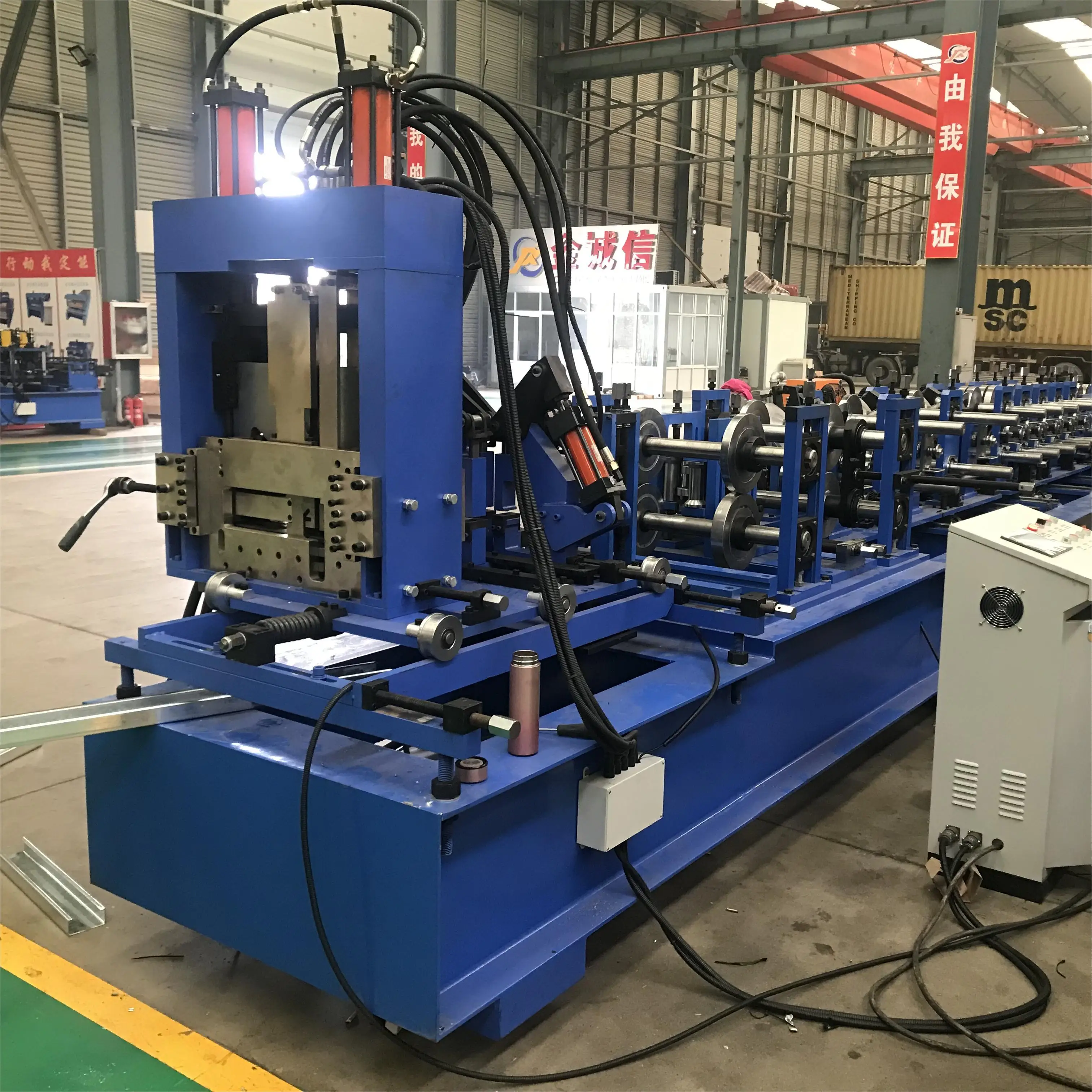 Automatic Galvanized Purlin Profile C Z Steel Channel Purlin Roll Forming Machine - Buy Cz ...