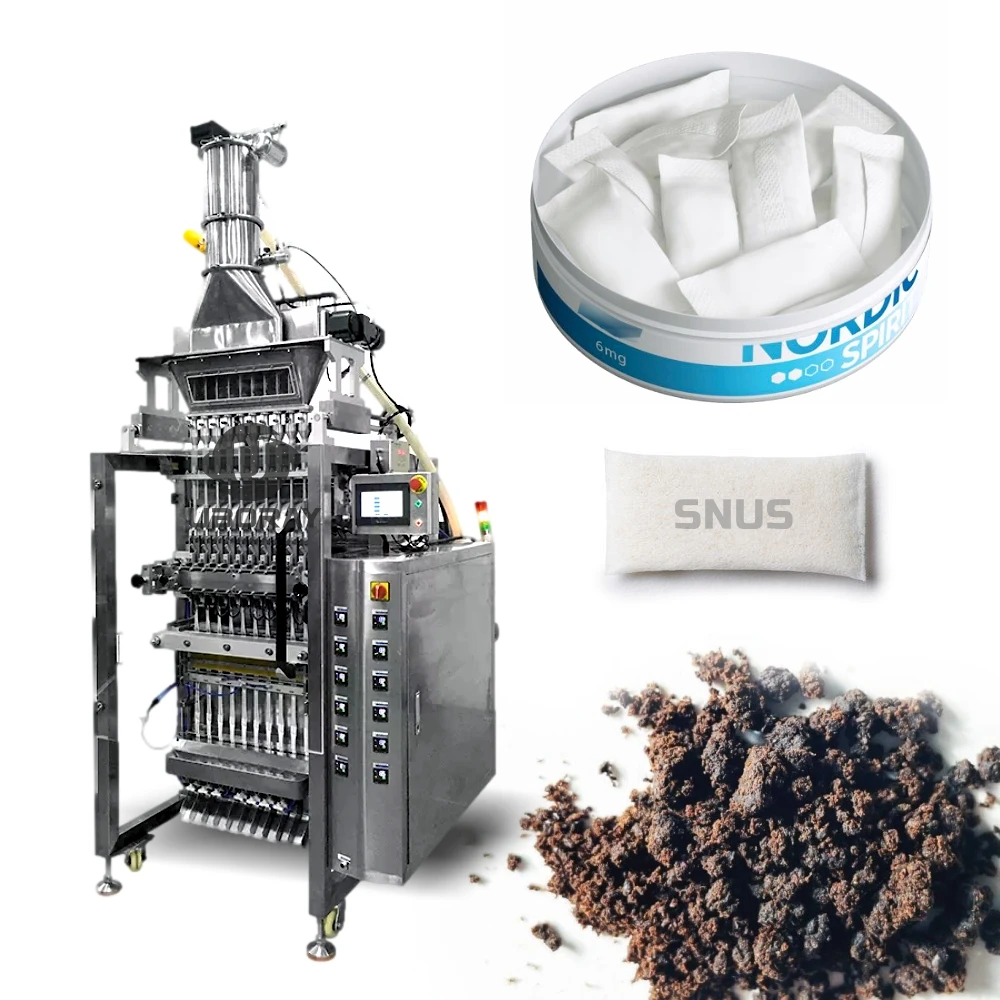High Speed Snus Tobacco Production Packing Line Snus Powder Filter ...