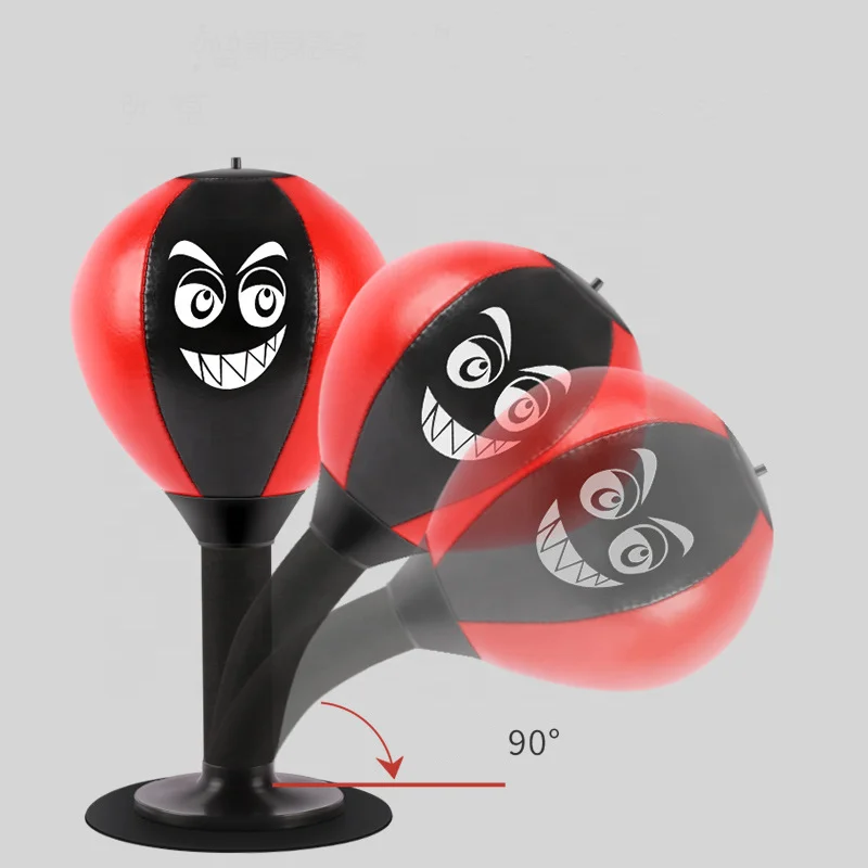 Factory Outlet Soft Pu Leather Stress Buster Desk Punching Bag ...