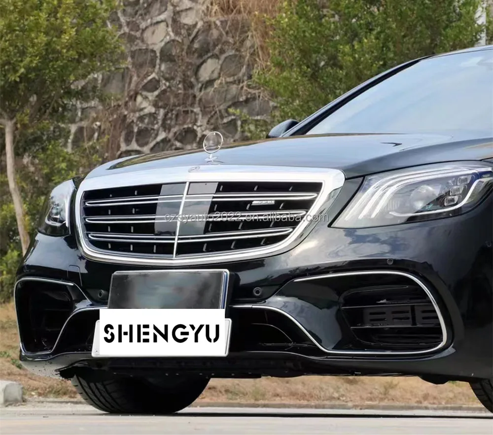 Body Kit Include Front and Rear Bumper with Grille and Auto Lamps Hood ...