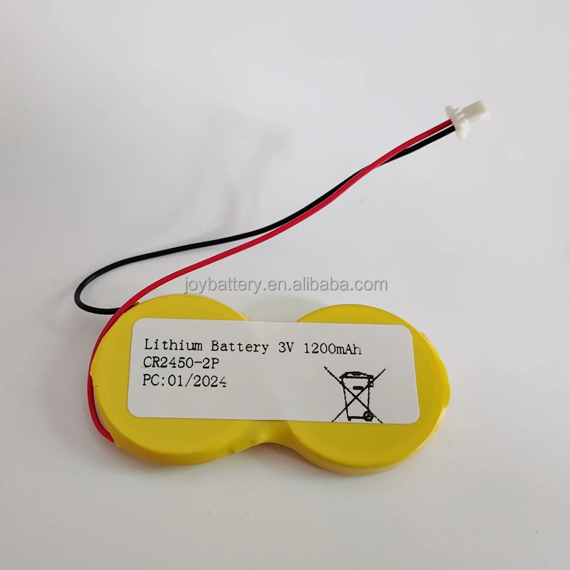 High Performance Cmos Battery Cr2450 With Cable Connector Cr2450 2p ...