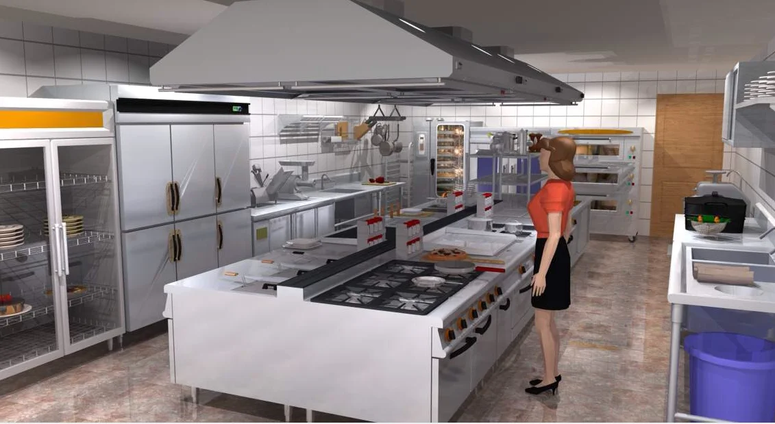 5 Star Hotel OPEN KITCHEN Stainless Steel Catering Equipment