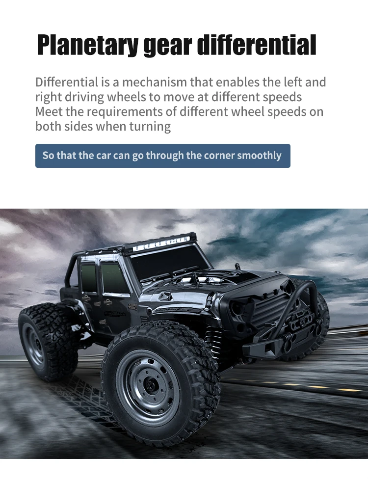 1:16 Full-Size Electric 4WD Off-Road RC Car High-Speed High-Power with ...