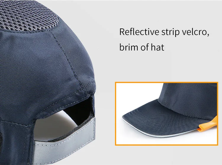 Latest Design Lightweight Helmet Breathable Men Black Safety Bump Cap ...