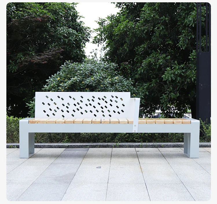Modern Urban Furniture - Durable Outdoor Wooden Benches