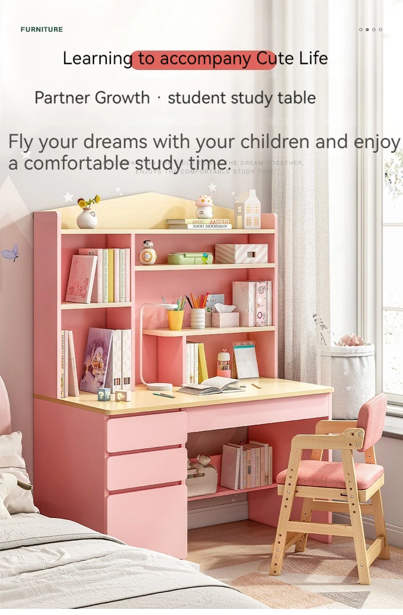 Modern Simple Desktop Computer Desk Home Office Study Desk Primary and ...