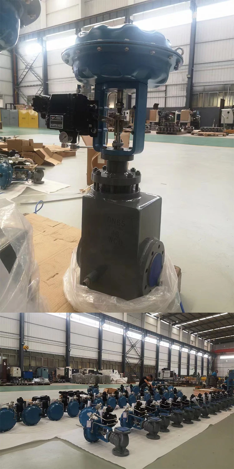 2 Way 6inch Piston Type Pneumatic Control High Temperature Steam Quick ...