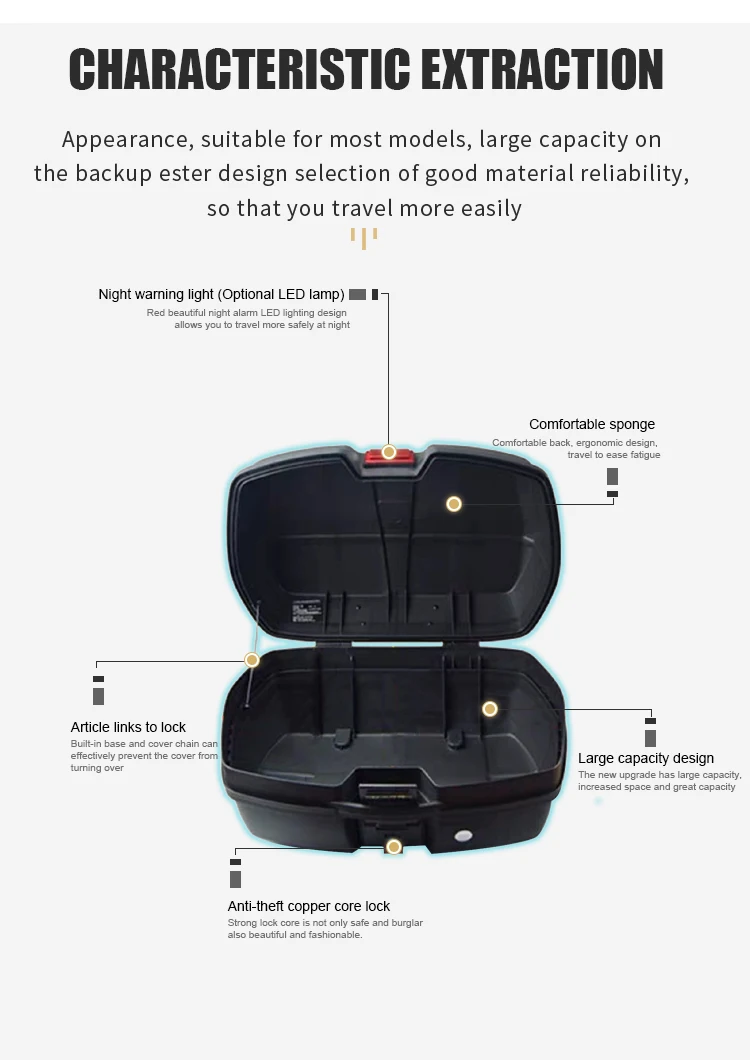 Manufacturer Wholesale Motorcycle Storage Box 32 Litres Delivery Box ...