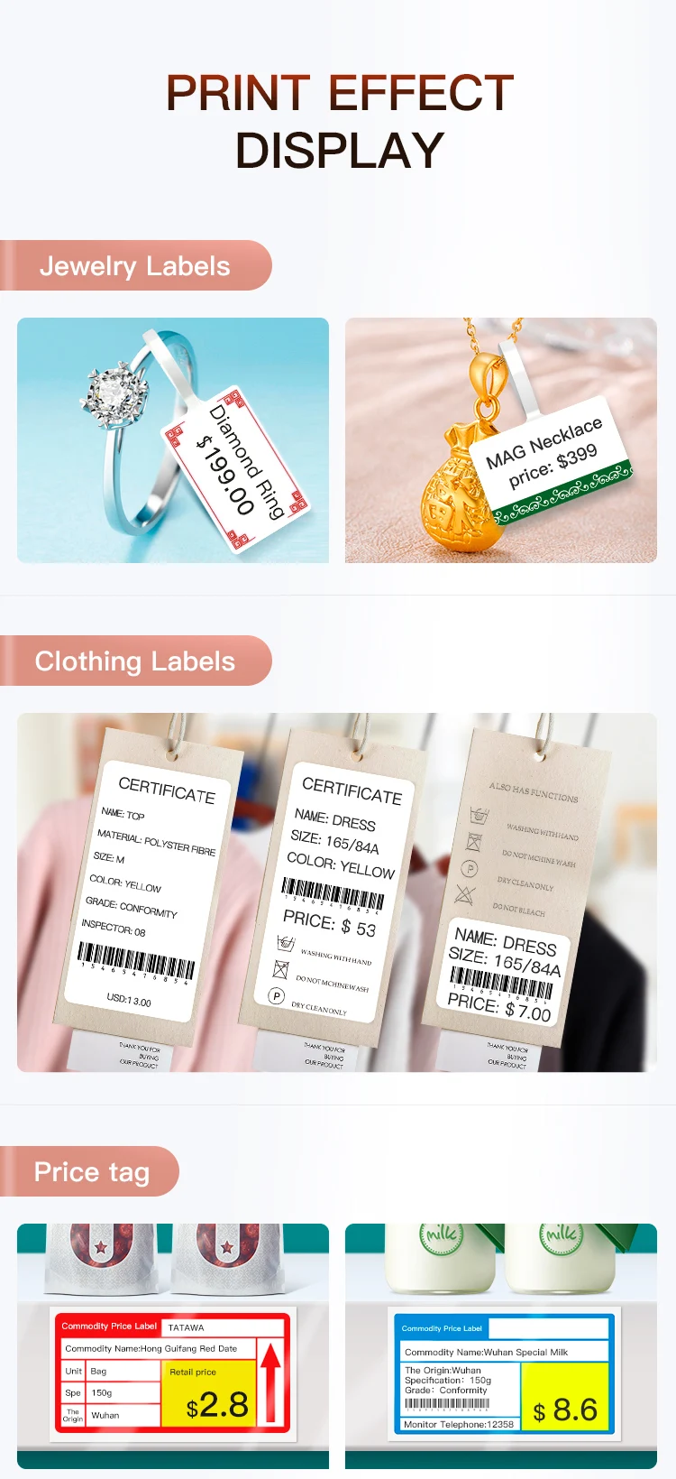 Professional Factory Nimbot Portable Thermal Label Sticker Mini ...