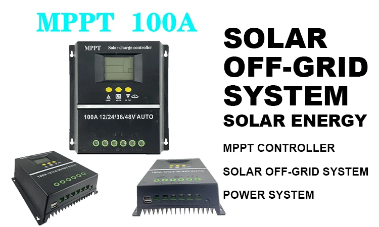 60a 80a 100a 12v/24v/36v/48v,24v/36v/48v Pwm Mppt Solar Charge ...