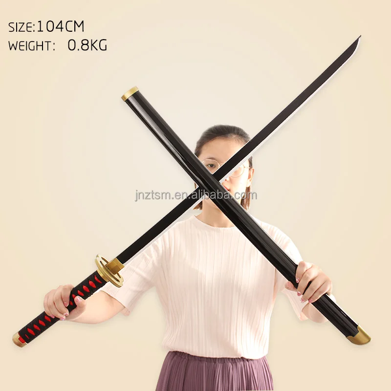 41inch Toy Swords Katana Sword Real Japanese Samurai Removable Demon ...