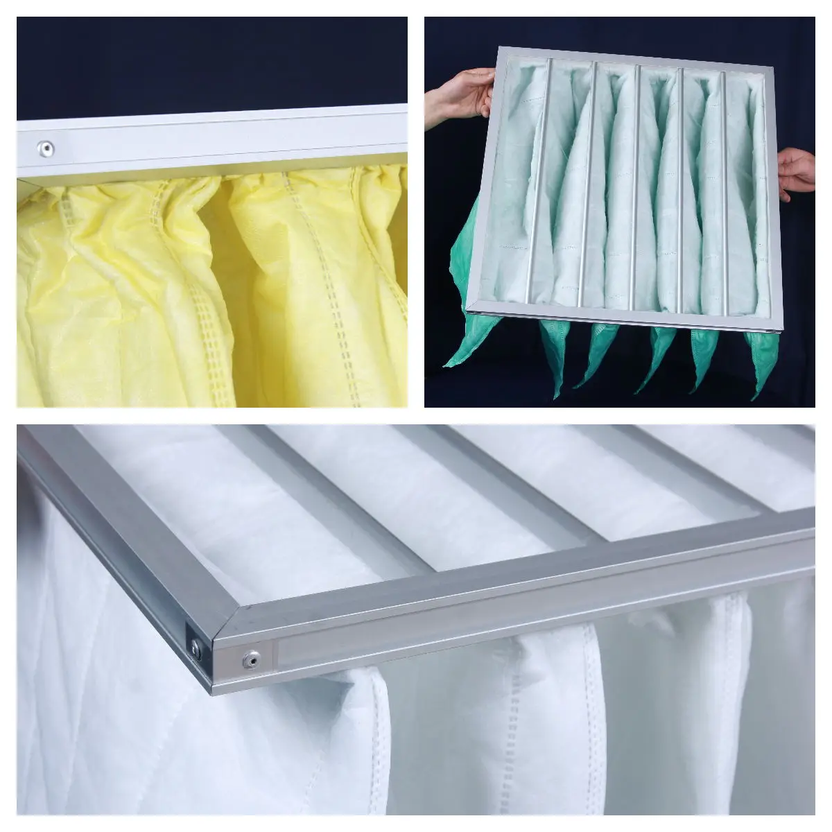 Industrial Fiberglass Pocket Filter Media Hepa Glass Fiber Air Filter ...