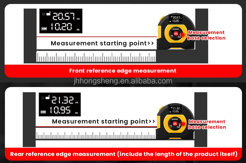 LCD 330FT Electric Measuring Tape - Laser Tape Measure