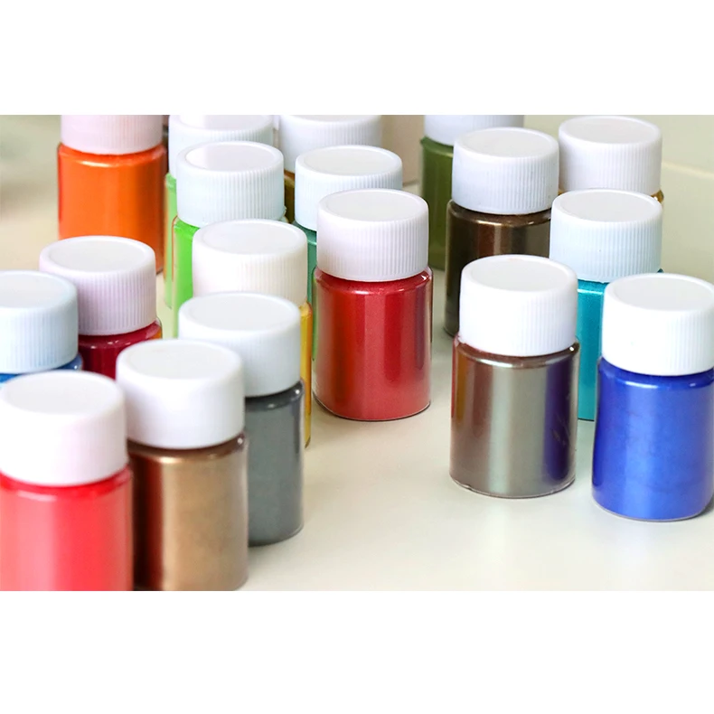 24 Colors Bulk Mica Powder Sets Neon Metallic Mica Powder Pigment For ...