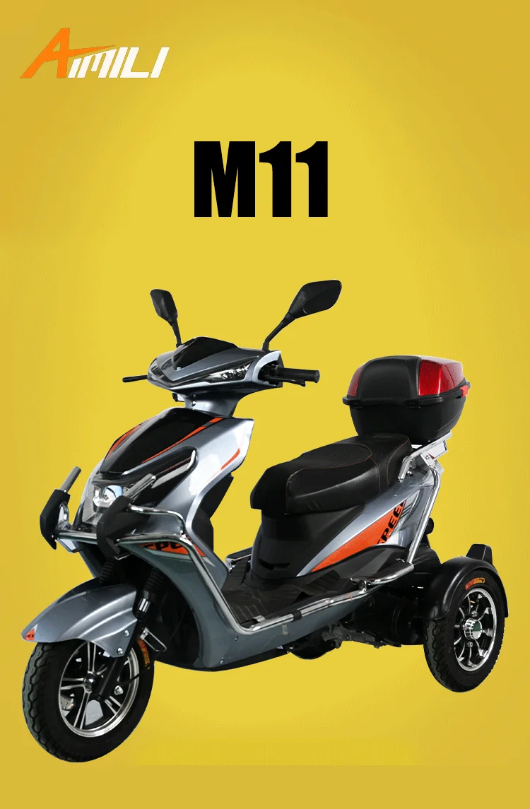 Amili 150cc Gas Tricycle - Adult Trike Scooter for Fun Rides