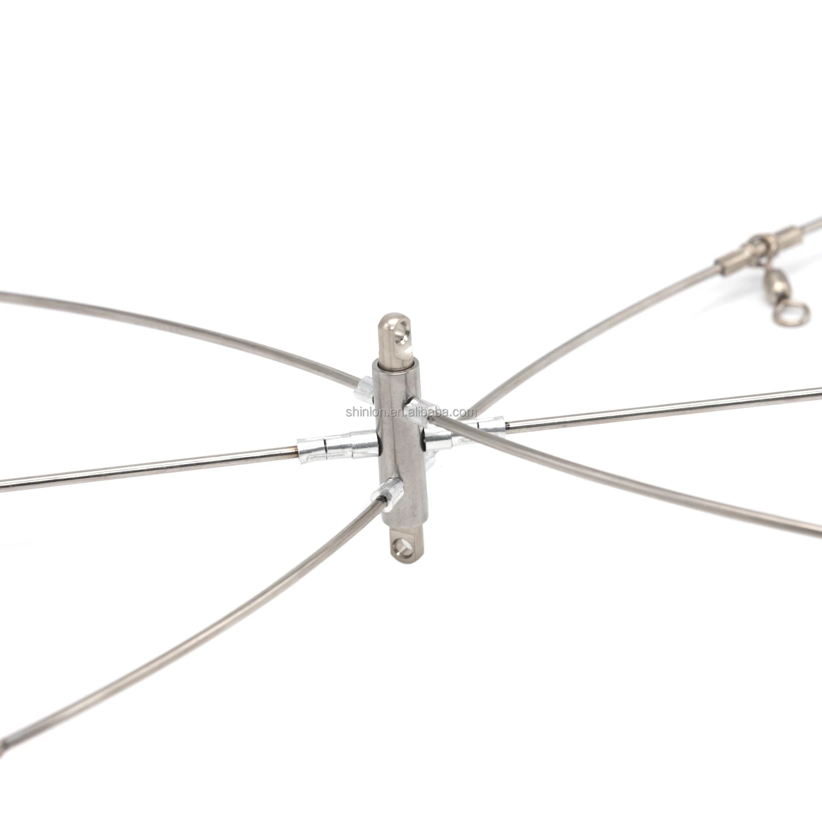 24"36" Game Fishing Teaser Titanium Dredge Bar 6 Arms with 13 Drops ...