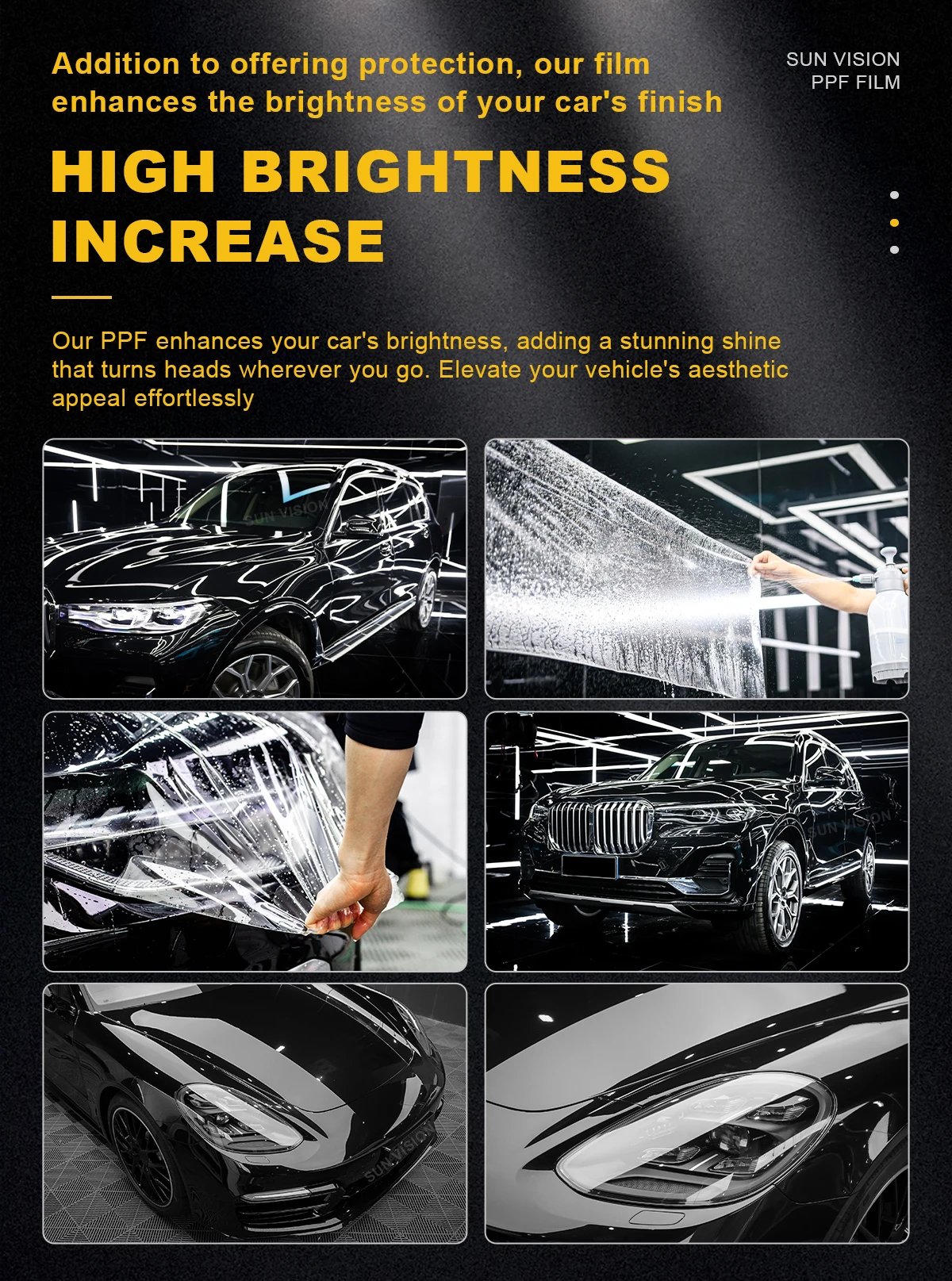 10 Year Warranty Clear Car PPF - Self Healing TPU 6.5mil to 7.5mil Film ...