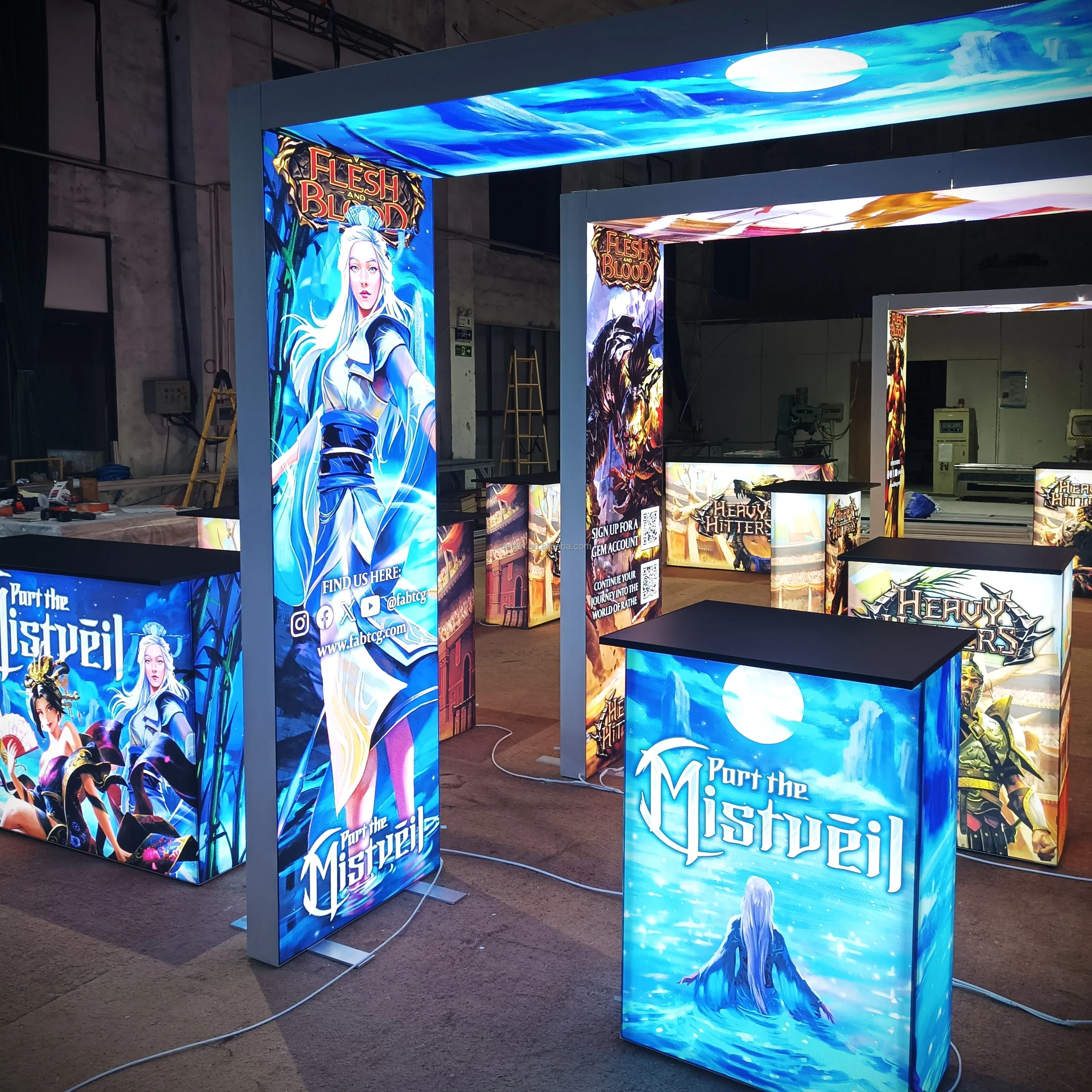 Lightweight Aluminum Exhibition Booth - Portable & Reusable