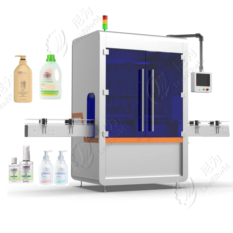 Auto Daily Chemical Packaging Line Digital Liquid Filling Machine 10ml ...