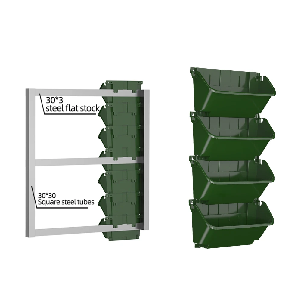 Modern Design Automatic Drip Irrigation Hydroponic Wall Garden Pot ...