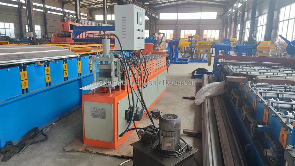 New Steel Palisade Garden Fence Roll Forming Machine Automatic PLC ...
