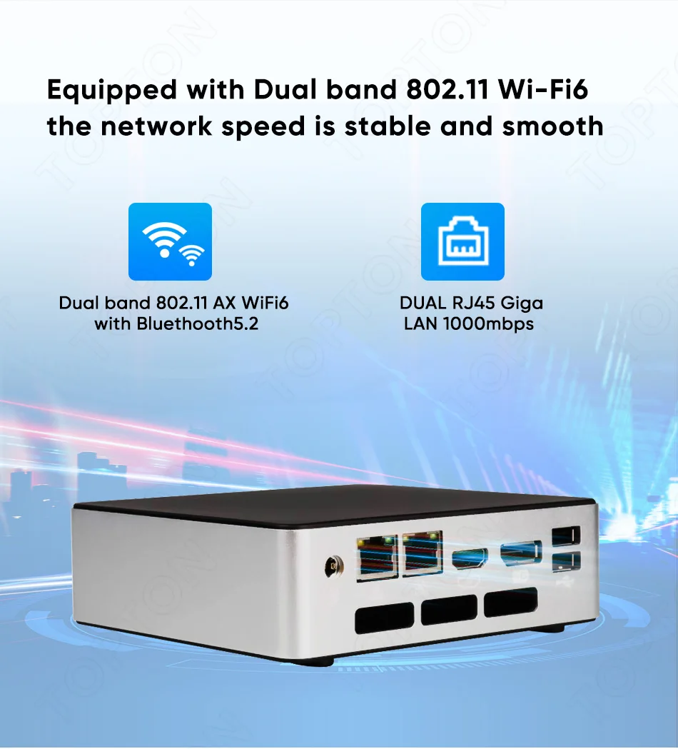 13th/12th Gen Mini Pc I7 1360p I5 1340p 2xddr5 4800mhz 2*nvme Win11 Nuc ...
