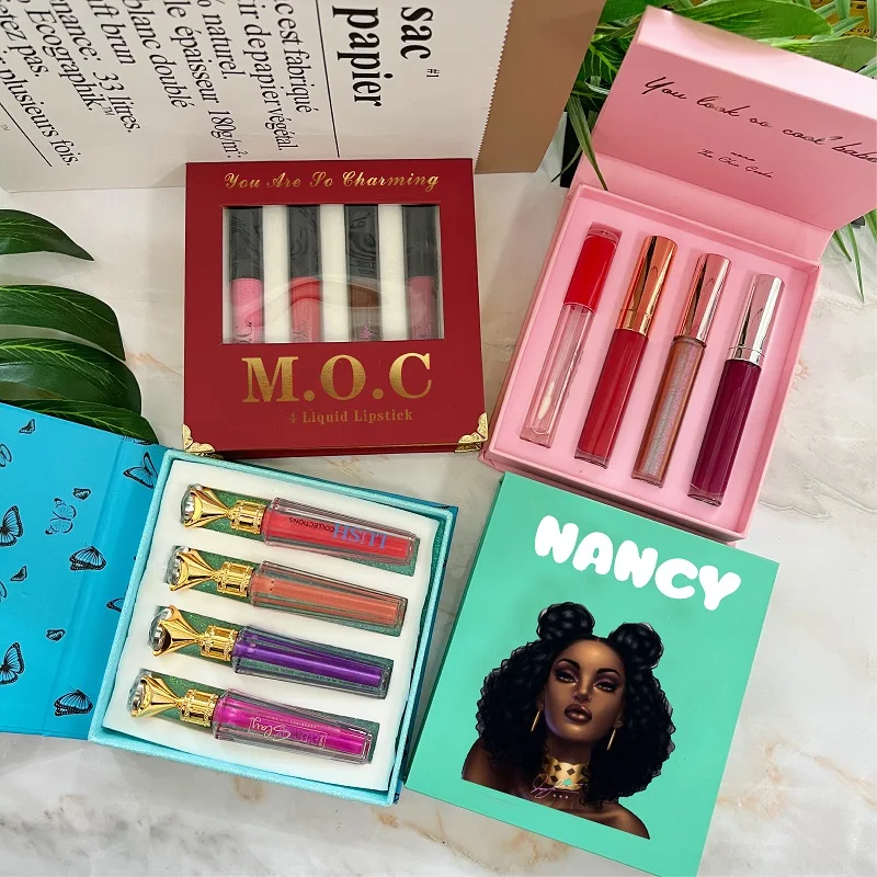 Custom Lipgloss Set Box - Rich & Dazzling High-Shine Sparkling Lip Gloss