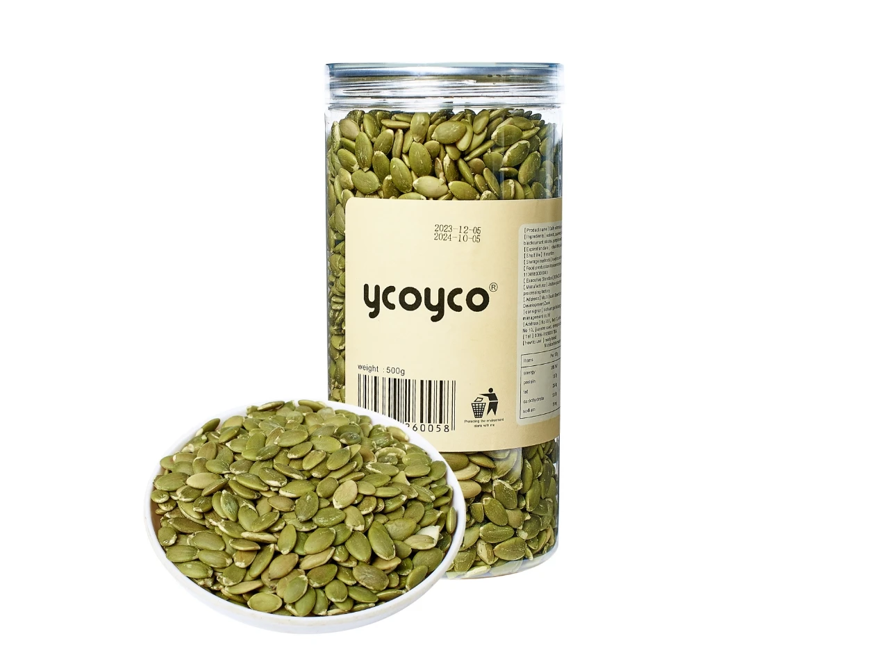 Ycoyco 500g Snacks Wholesale Original Taste Canned Daily Nut Healthy ...