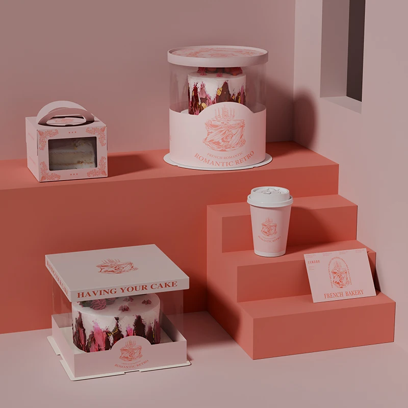 Personalized Tiramisu Cake Box - Eco-Friendly & Stylish