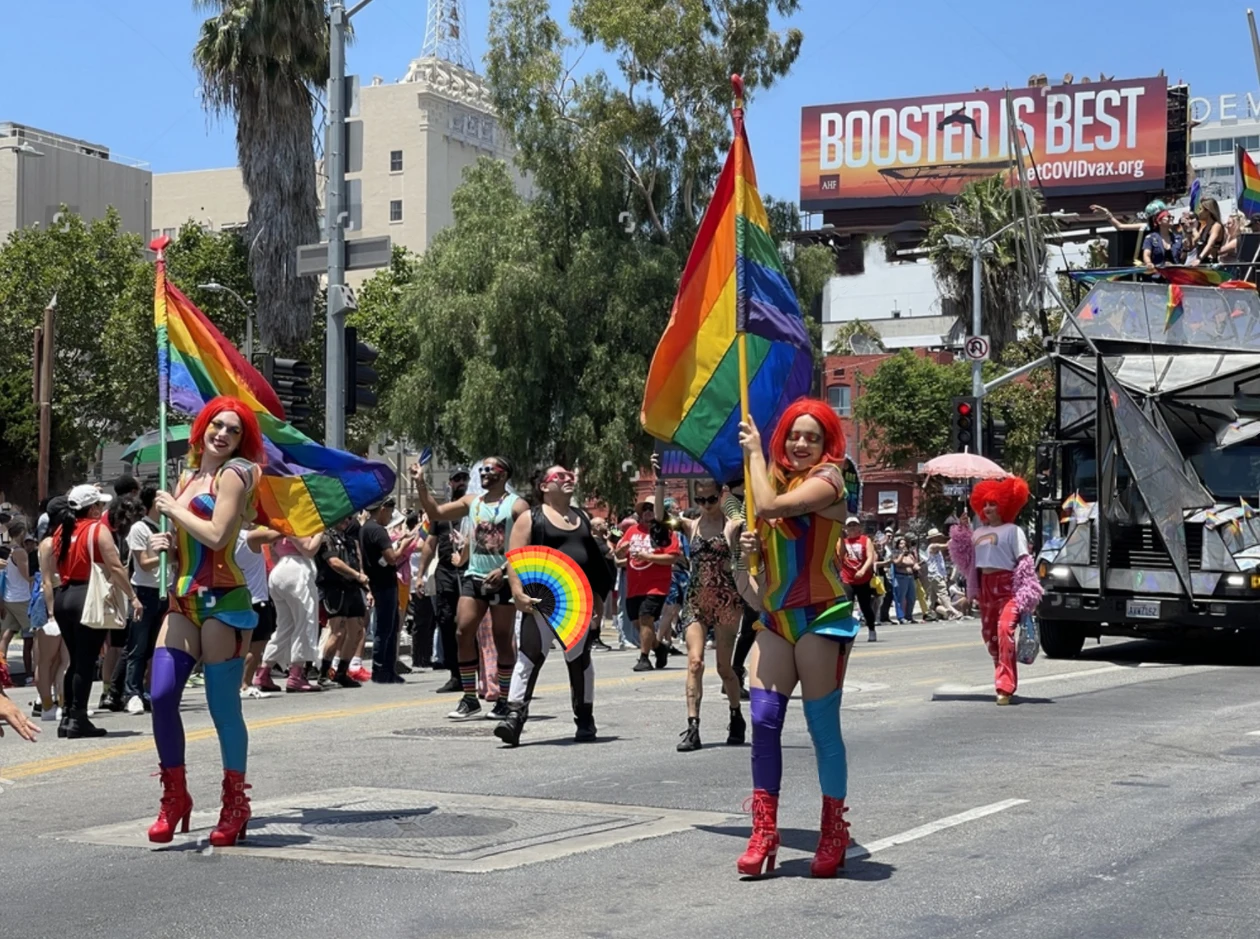 2023 June Pride Parade - Large Rave Clack Pride Rainbow Hand Fan for ...