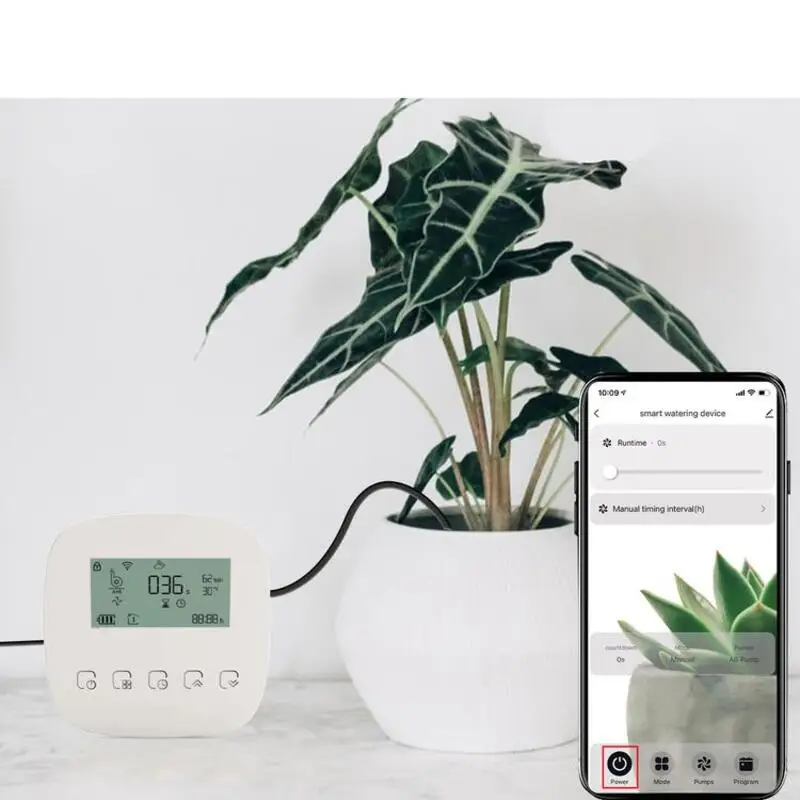 8 Zones Simultaneous Alexa,Voice Control Smart Irrigation System Remote ...