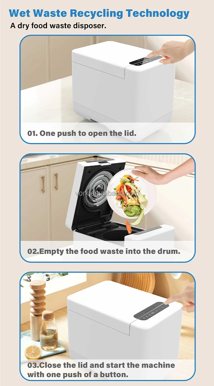 High Quality Household Food Waste Disposal Recycling Machine
