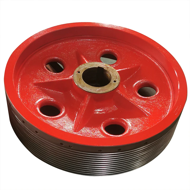 Wholesale Price Cast Spare Parts Flywheel Pulley Mobile Limestone Jaw ...