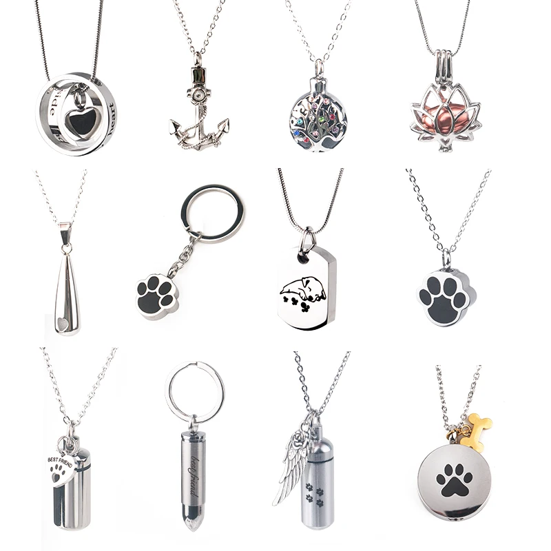 Mini Urnen Sublimation Urn Necklaces for Ashes Engravable Mini ...