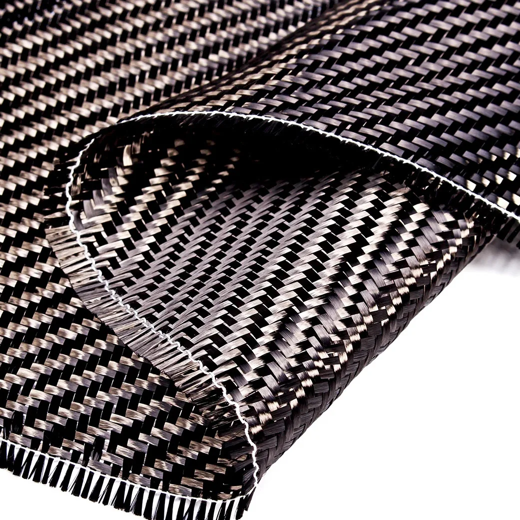 Factory Manufacturers Carbon Fiber Fabric 2x2 Twill Weave 3k 200g Black ...