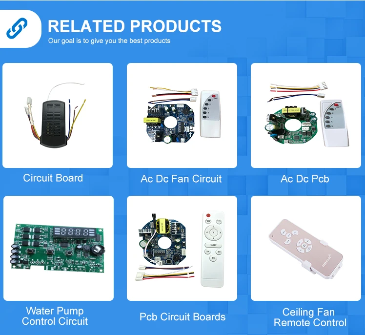 Ceiling Fan Controller Pcb Circuit Board 60w Ac Dc Kit Remote Control ...