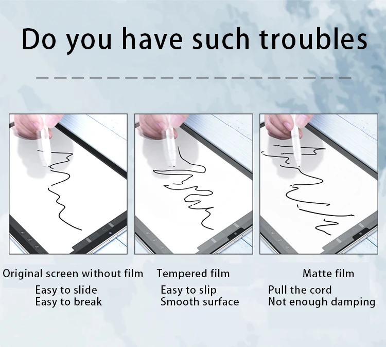 Paper Like Screen Protector Glass Pro Tablet Paper-like Air 12.9 Write ...