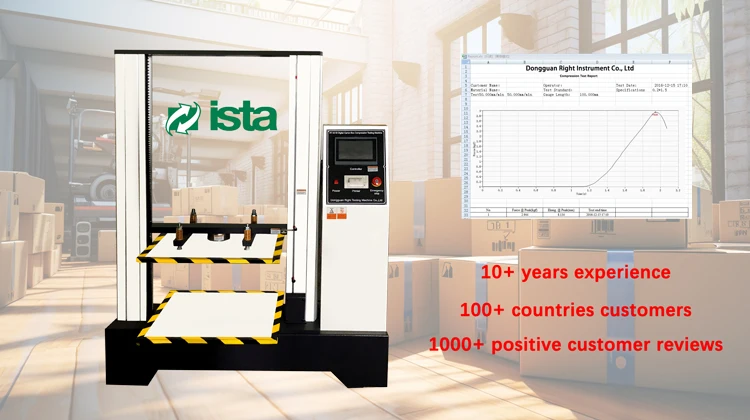 500kg Microcomputer Servo Motor Bct Carton Box Compression Crush ...
